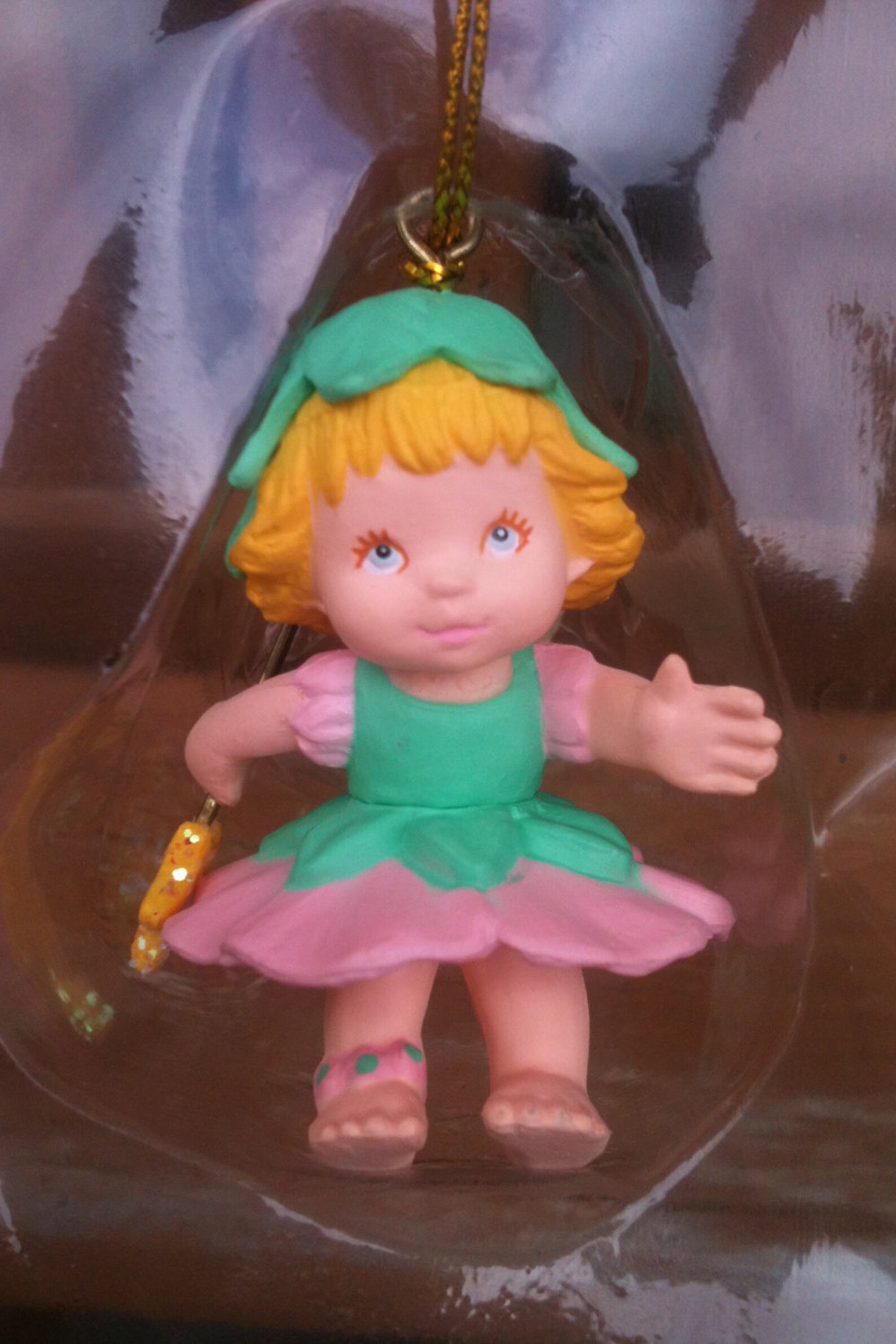 Vintage Christmas Fairies ornament Gibson collectible still | Etsy