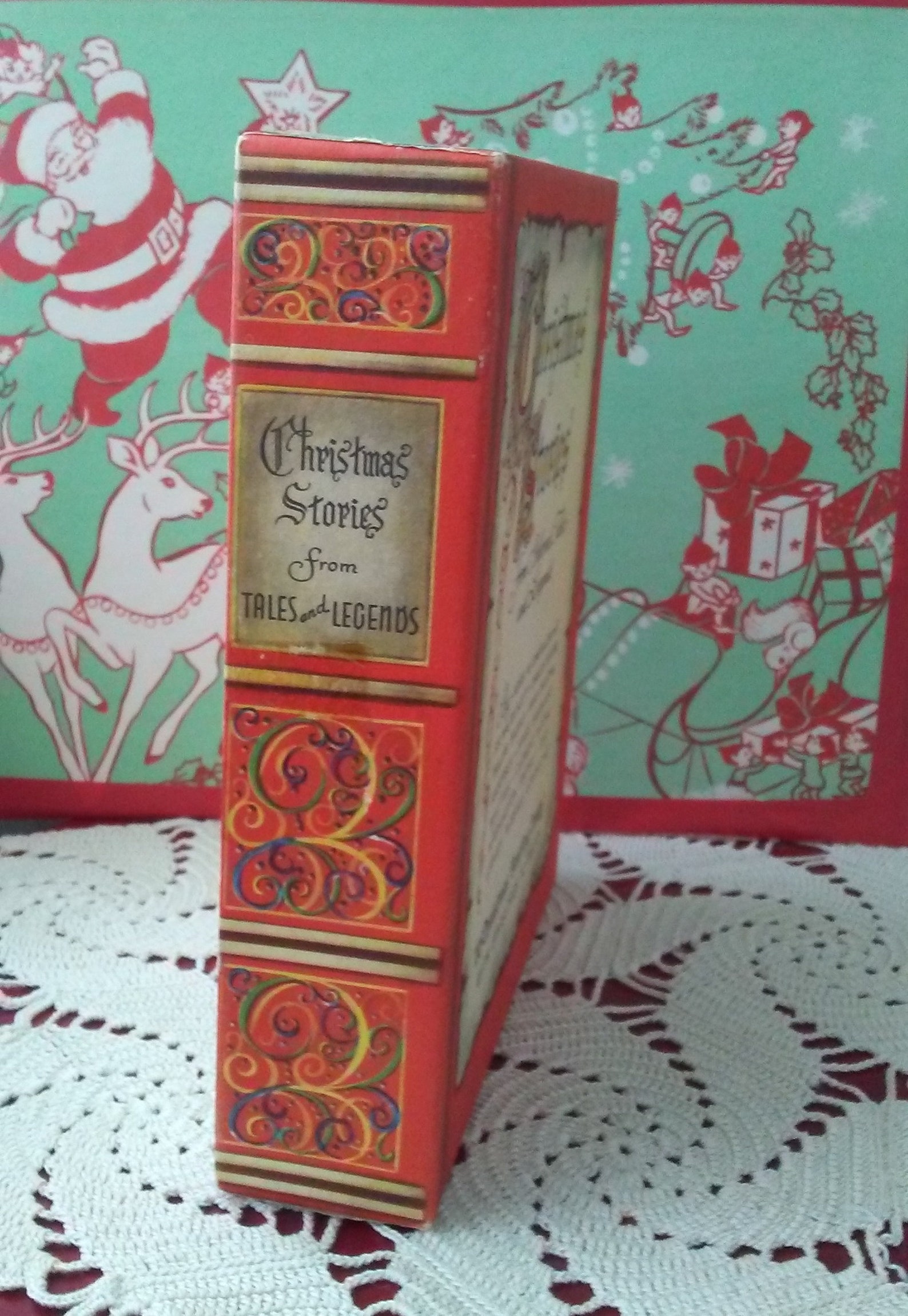 Vintage Christmas Card Box Christmas Stories From Beloved | Etsy