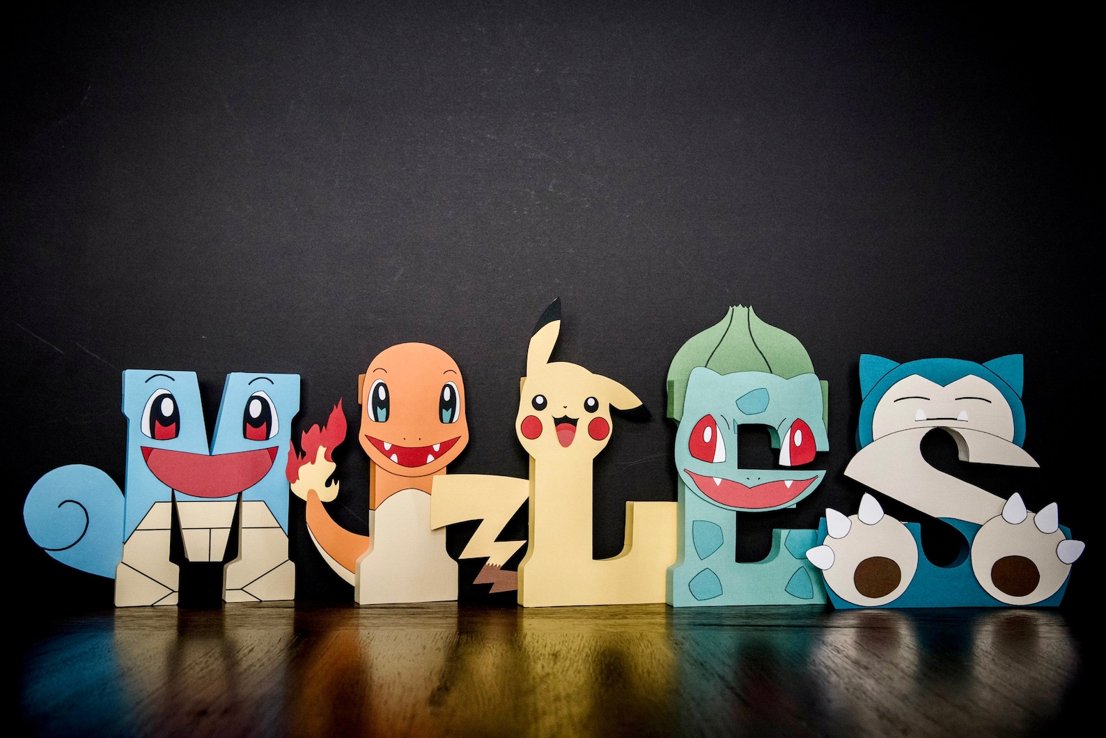 Pokemon WOODEN Letters Cost is per Letter - Etsy