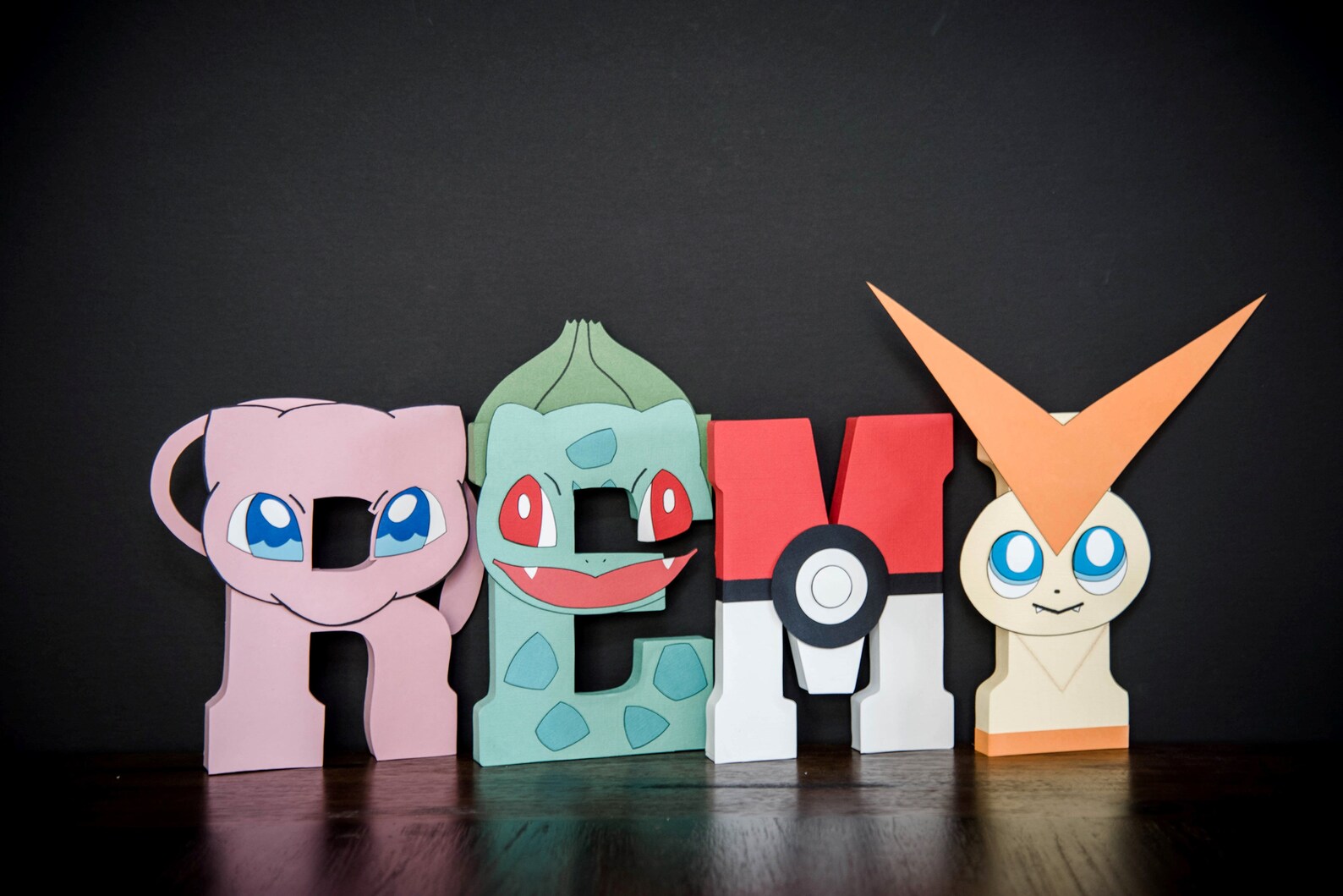 Pokemon WOODEN Letters - Cost is per Letter - Etsy