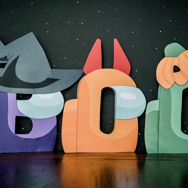 Among Us Letters - Etsy