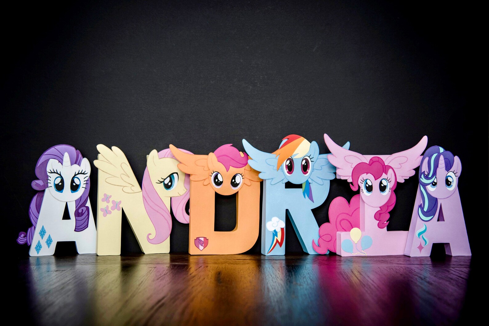 My Little Pony PAPER MACHE Letters - Cost is per Letter - Etsy