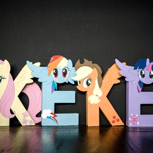 My Little Pony PAPER MACHE Letters - Cost is per Letter - Etsy