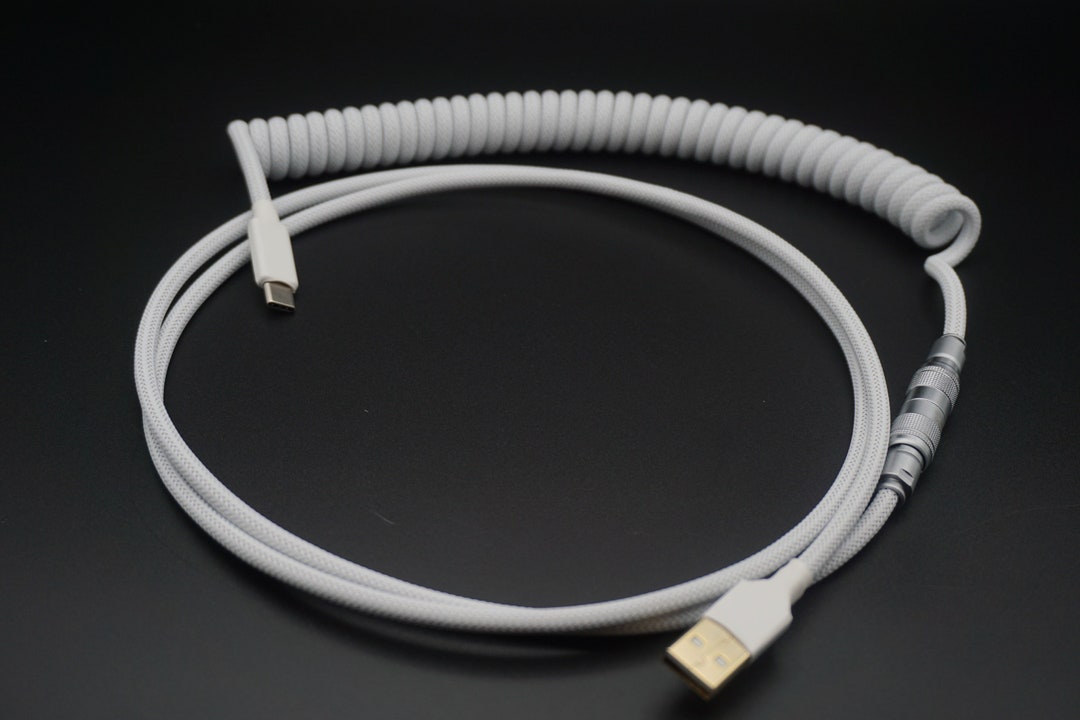 Custom Coiled USB Cable With YC8 Connector - Etsy
