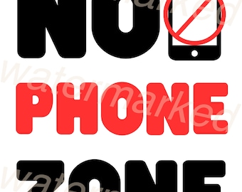 No Phone Zone Classroom Poster - Etsy