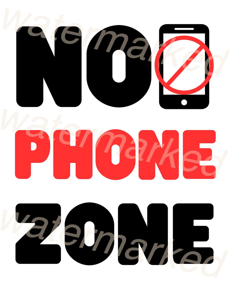 No Phone Zone Classroom Poster - Etsy