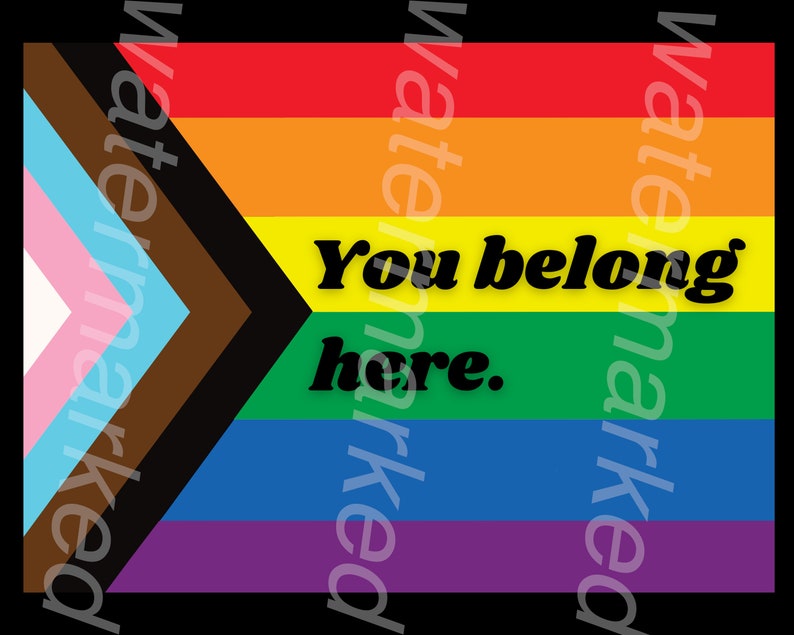 You Belong Here Classroom Poster - Etsy