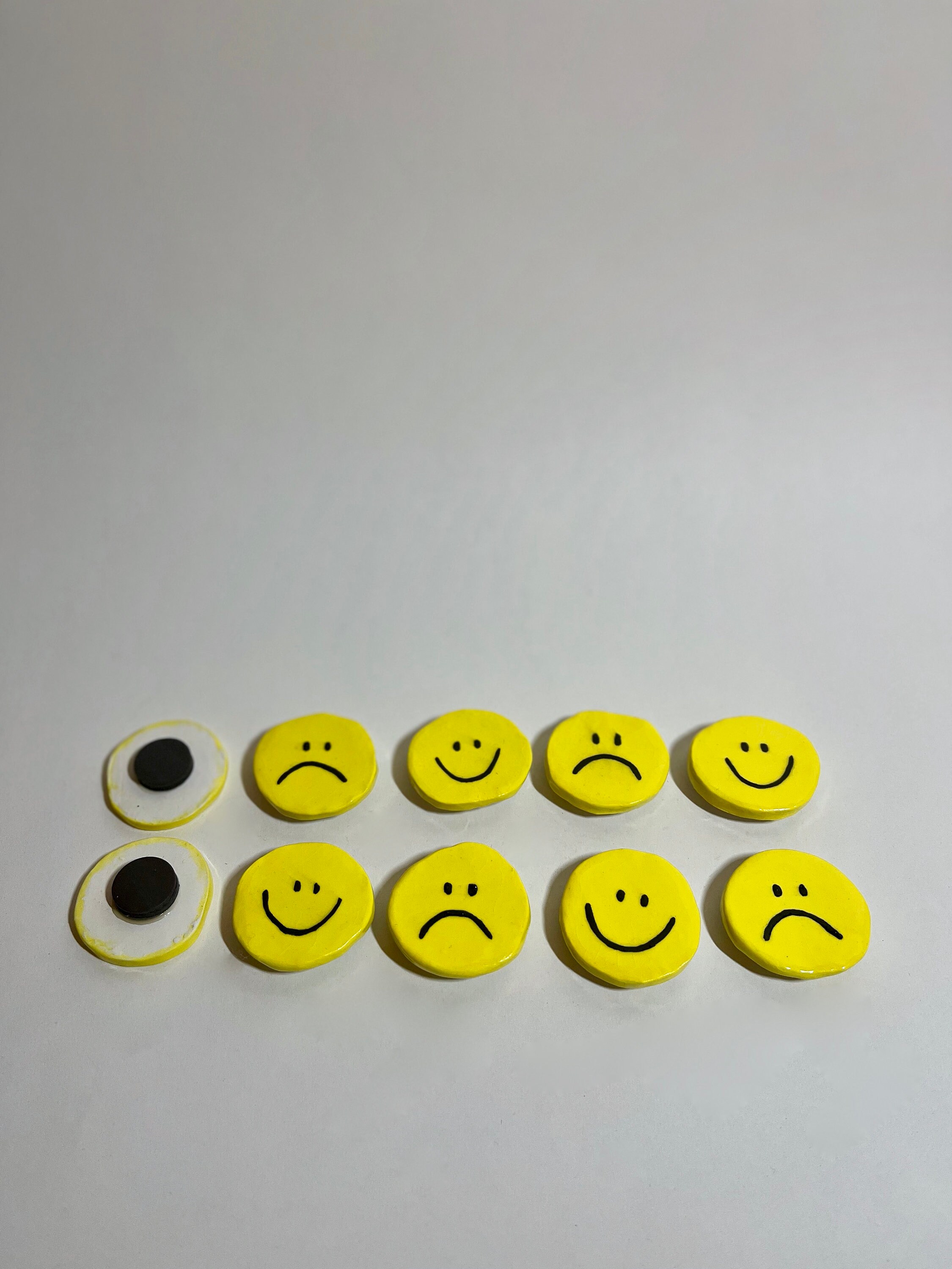 Smiley Face Magnet Set - Etsy