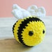 Buzzy Bee Crochet Pattern | Fluffy Amigurumi Bee | Crochet Patterns ...