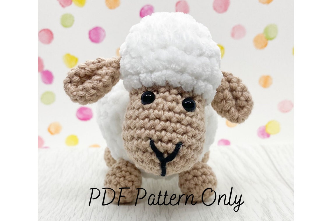 Sheep Crochet Pattern Amigurumi Pattern Farm Animal Baby - Etsy