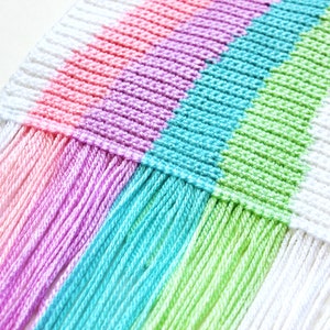 Tapestry Crochet Pattern | Rainbow Star Wall Hanging | Crochet Wall ...