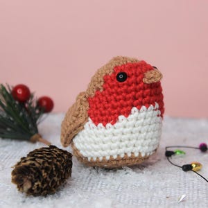 Little Red Robin Crochet Pattern | Amigurumi | Crochet Patterns ...