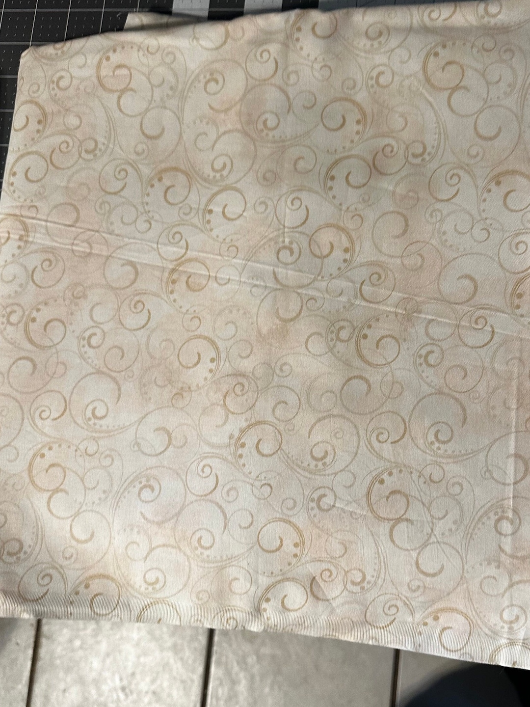 Swirling Splendor Cream 108” Cotton Fabric. Great for Quilt Backing ...
