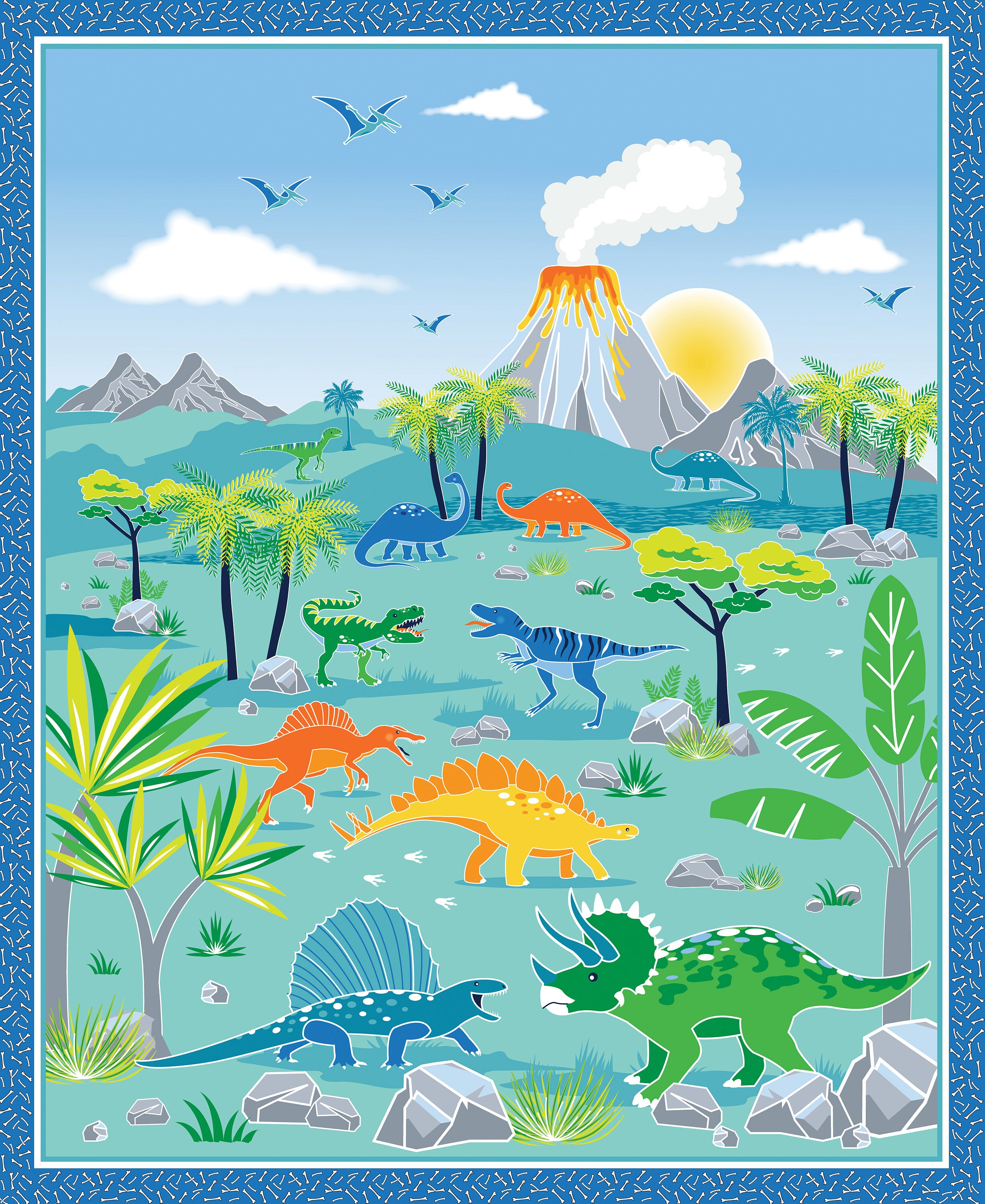 Glow-o-saurus Dino Friends Aqua 45. ROAR I Glow in the Dark Great for ...