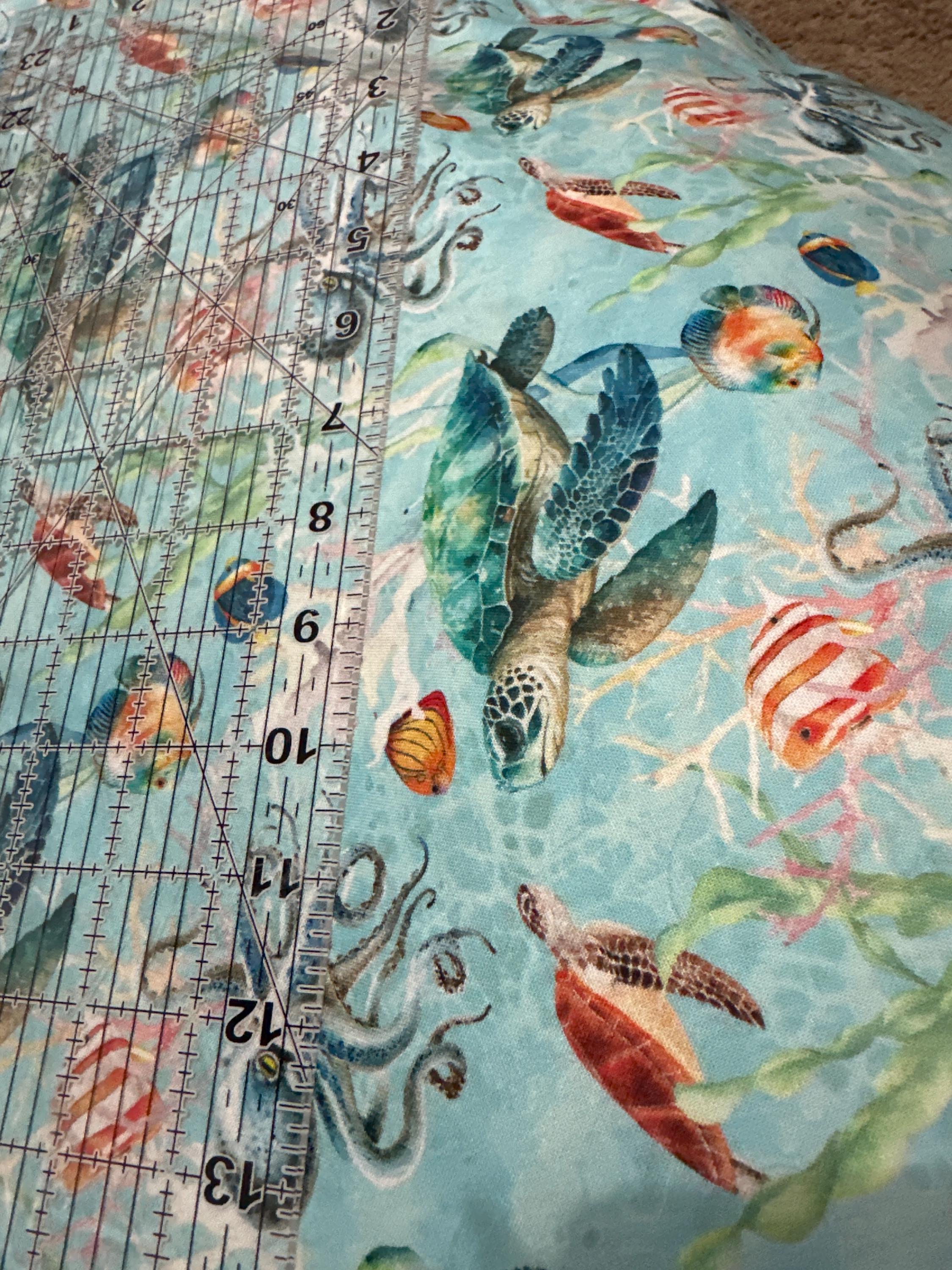 Under Sea World Light Turquoise 45”. Great Fabric for Any Home Project ...