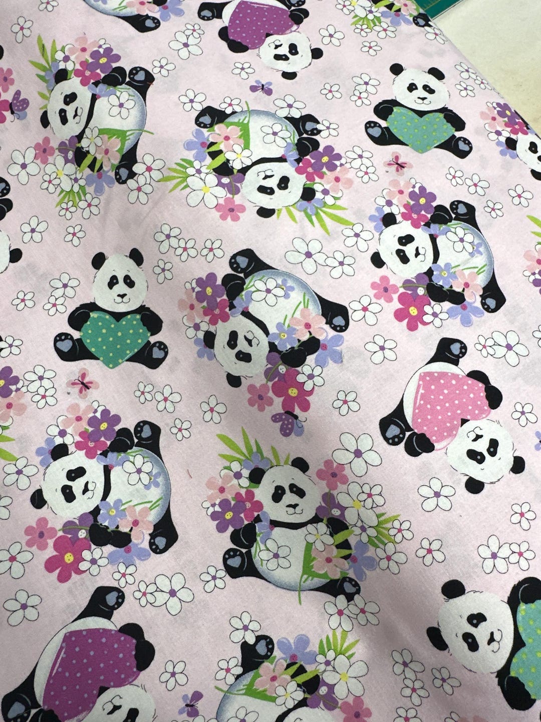 Panda Party Pink 45”. Great for Any Kid Blanket, Pillow Case!! Check ...