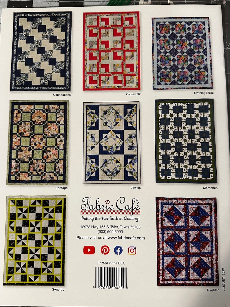 One Block 3-yard Quilt Book by Donna Robertson and Fran Morgan. Amazing ...