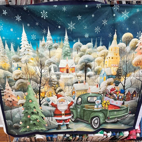 Christmas Fabric Panels - Etsy