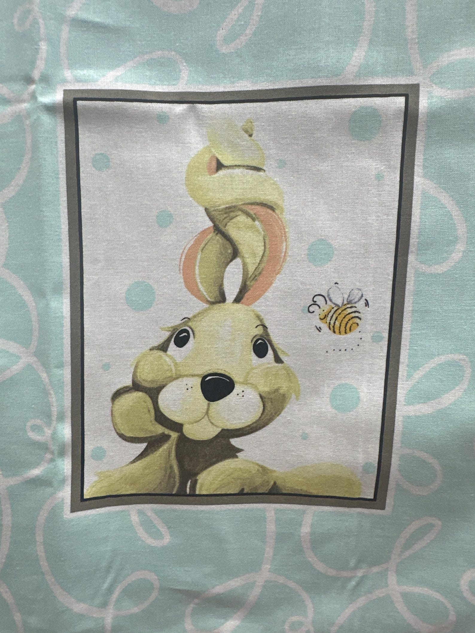 Harold the Hare Fabric Panel. 36x45. Susybee Creator of the Cutest ...