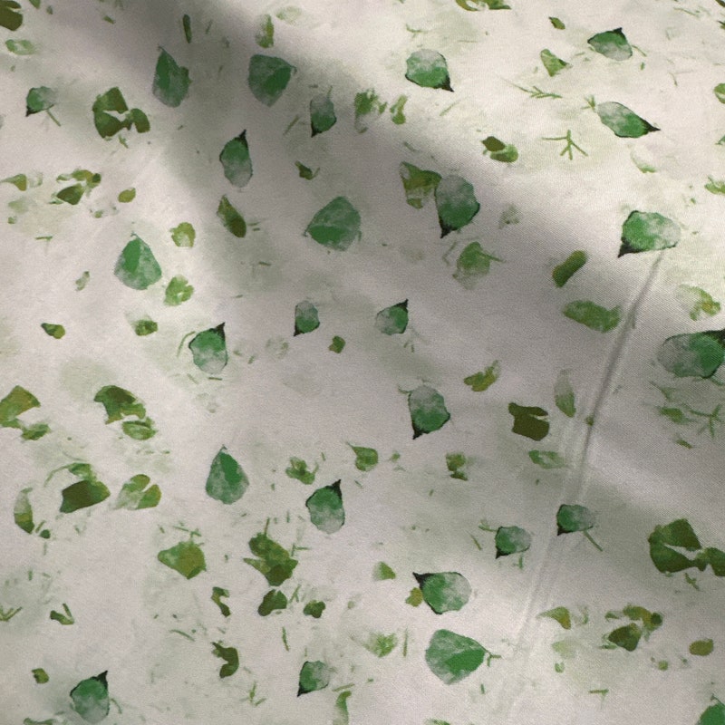 Green Leaf Fabric - Etsy
