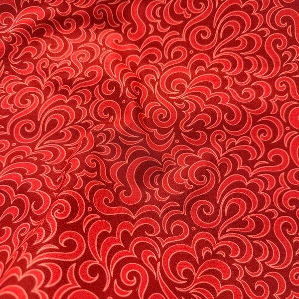White Swirl Fabric - Etsy