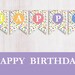 Confetti Happy Birthday Banner. PRINTABLE Colorful Watercolor Confetti ...