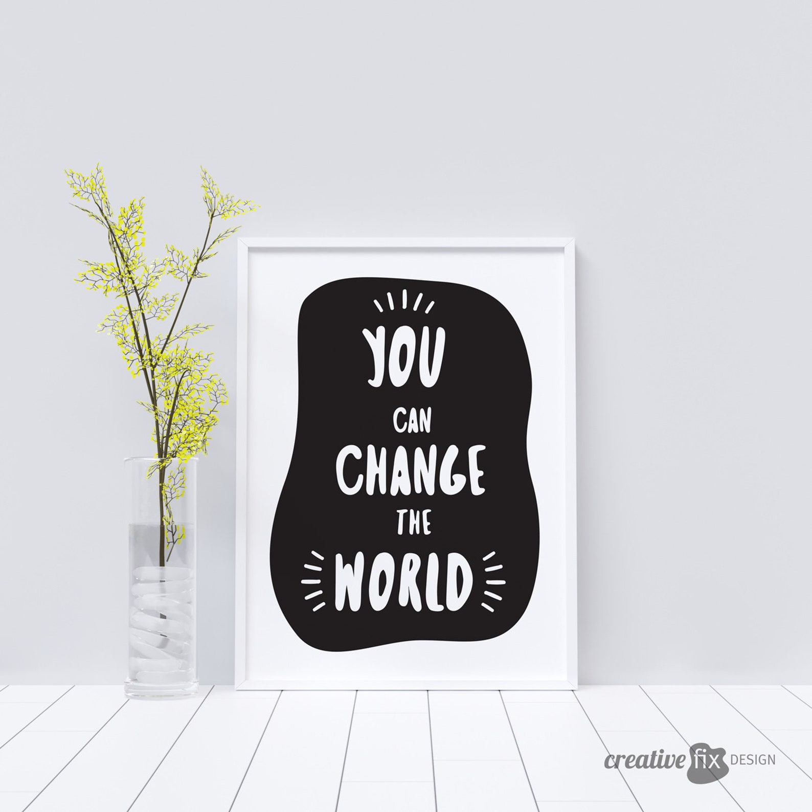 You Can Change the World Printable Wall Art. Inspirational - Etsy