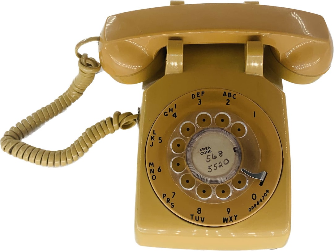 Stromberg Carlson Telephone Vintage Gold Rotary Dial Desk Phone 70s ...