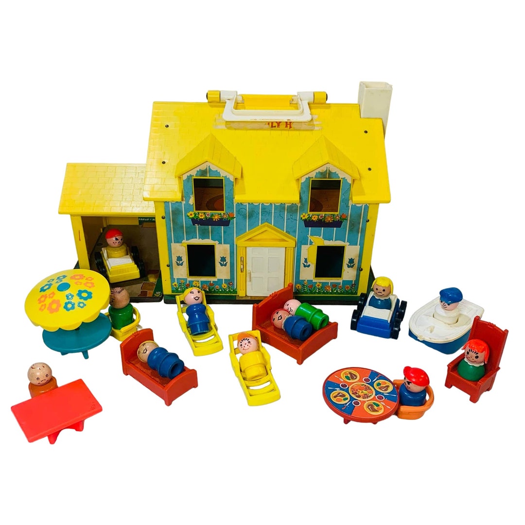 Fisher Price Little People House Vintage Play Family House - Etsy