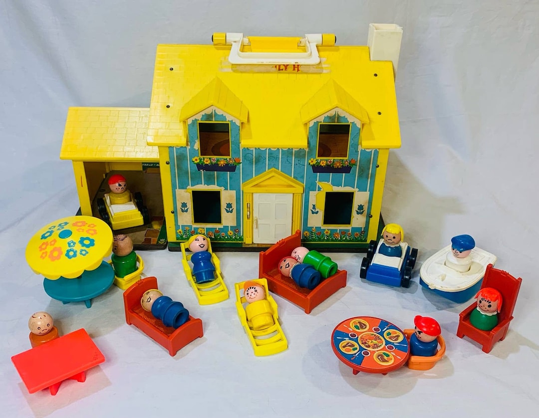 Fisher Price Little People House Vintage Play Family House - Etsy