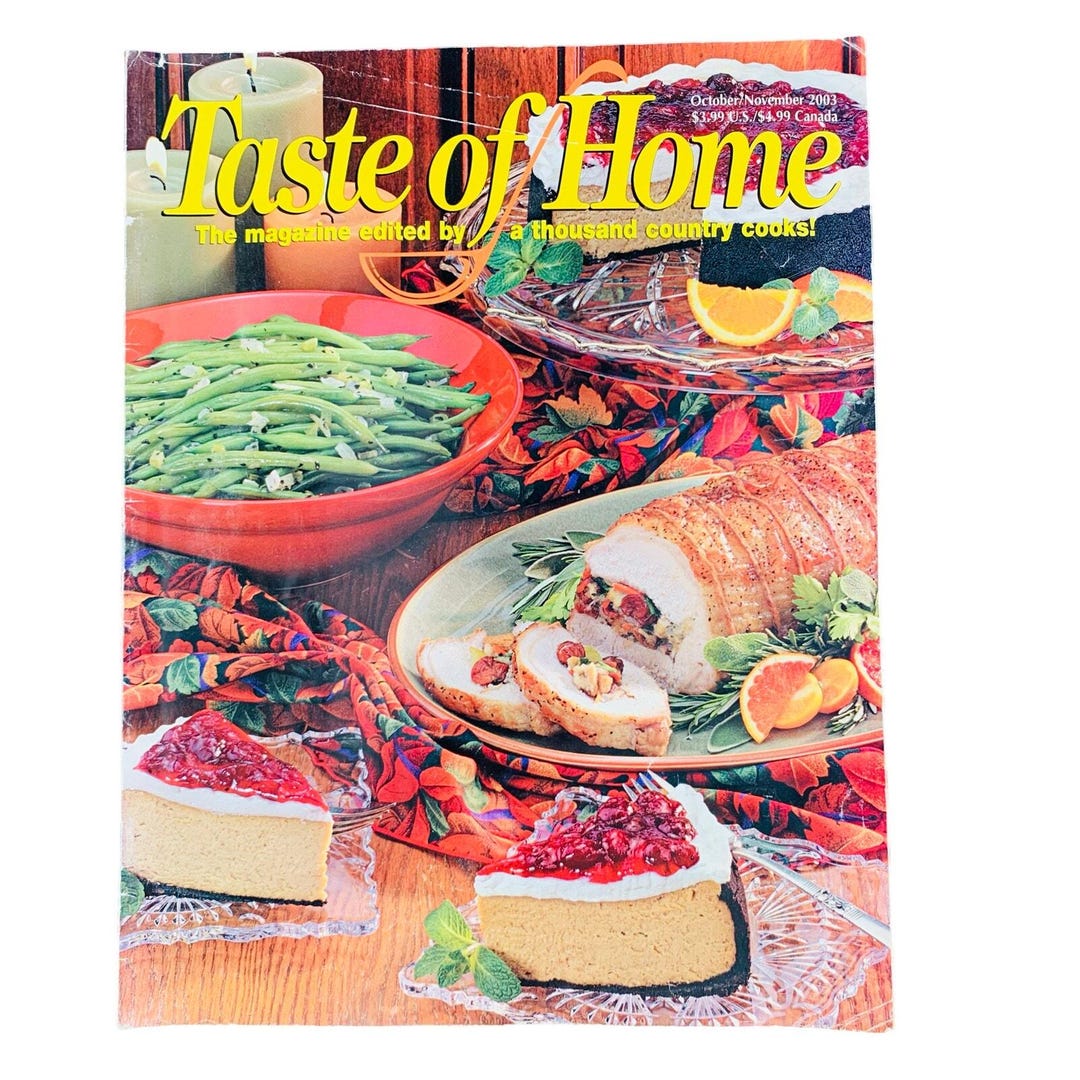 Taste of Home Magazine for Cook Gift for Her Vintage Goodness Recipe ...