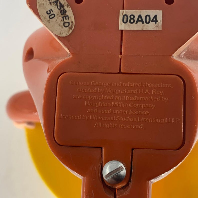 Curious George Flashlight Childs Childrens Kids Vintage Radio Shack ...