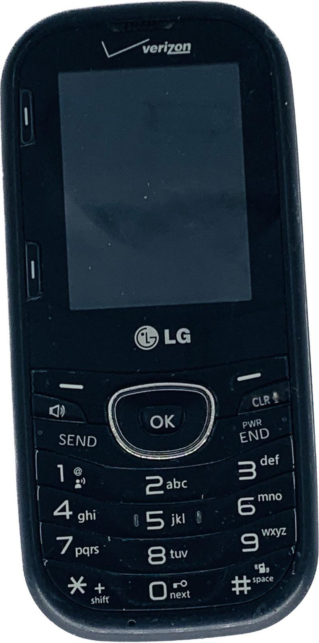 LG Cosmos 2 Verizon Cell Phone Black Used 4 Parts Imperfect Slider Worn ...