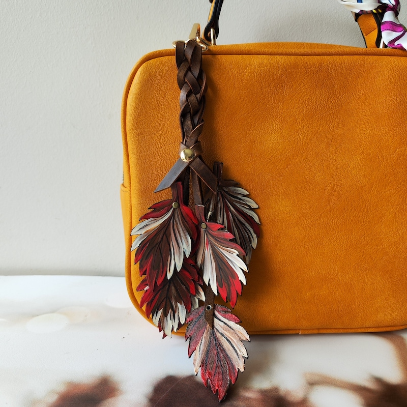 Leather Leaf Purse - Etsy