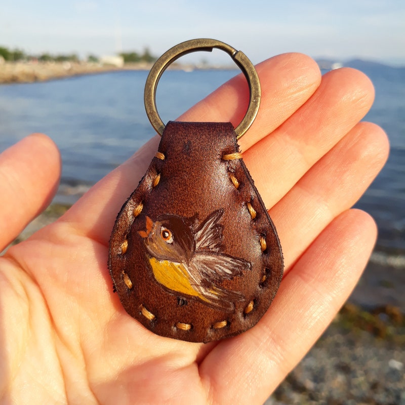 Bird Keyring - Etsy