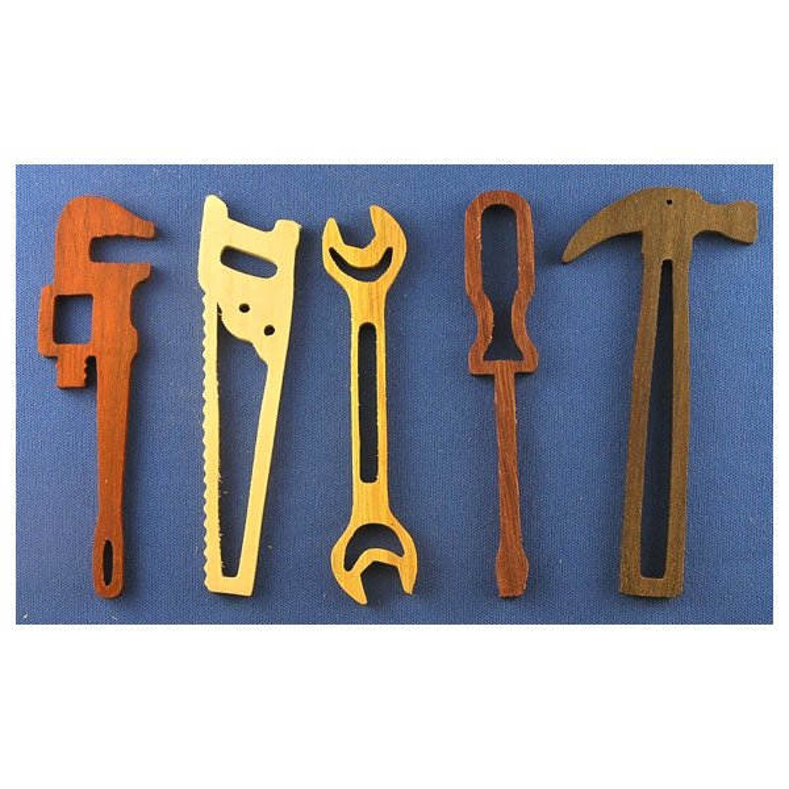 Hand Tools Christmas Ornament Set Pipe Wrench. Saw Open End - Etsy