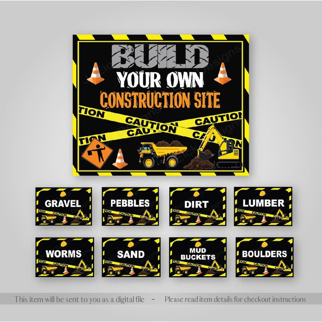 Construction Birthday, Construction Birthday Party, Construction ...