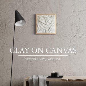 Neutral Wall Art | Handmade Plaster Clay Wall Art | Minimalist Abstract ...