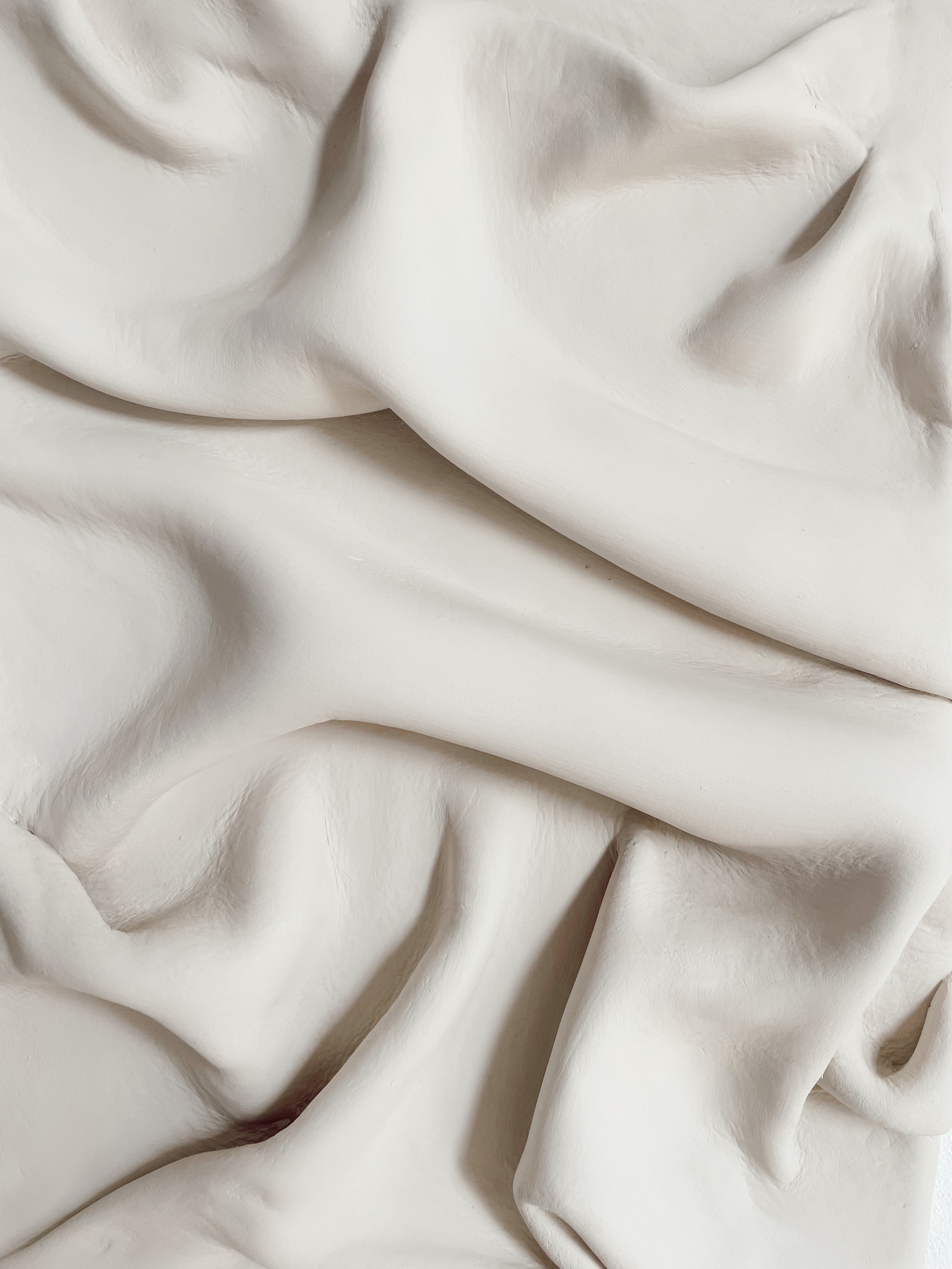 Plaster Wall Art | 3D Draped Fabric Effect |textured Home Decor ...