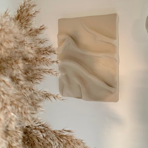 Plaster Wall Art | 3D Draped Fabric Effect |textured Home Decor ...