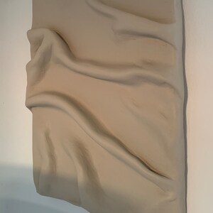 Plaster Wall Art | 3D Draped Fabric Effect |textured Home Decor ...