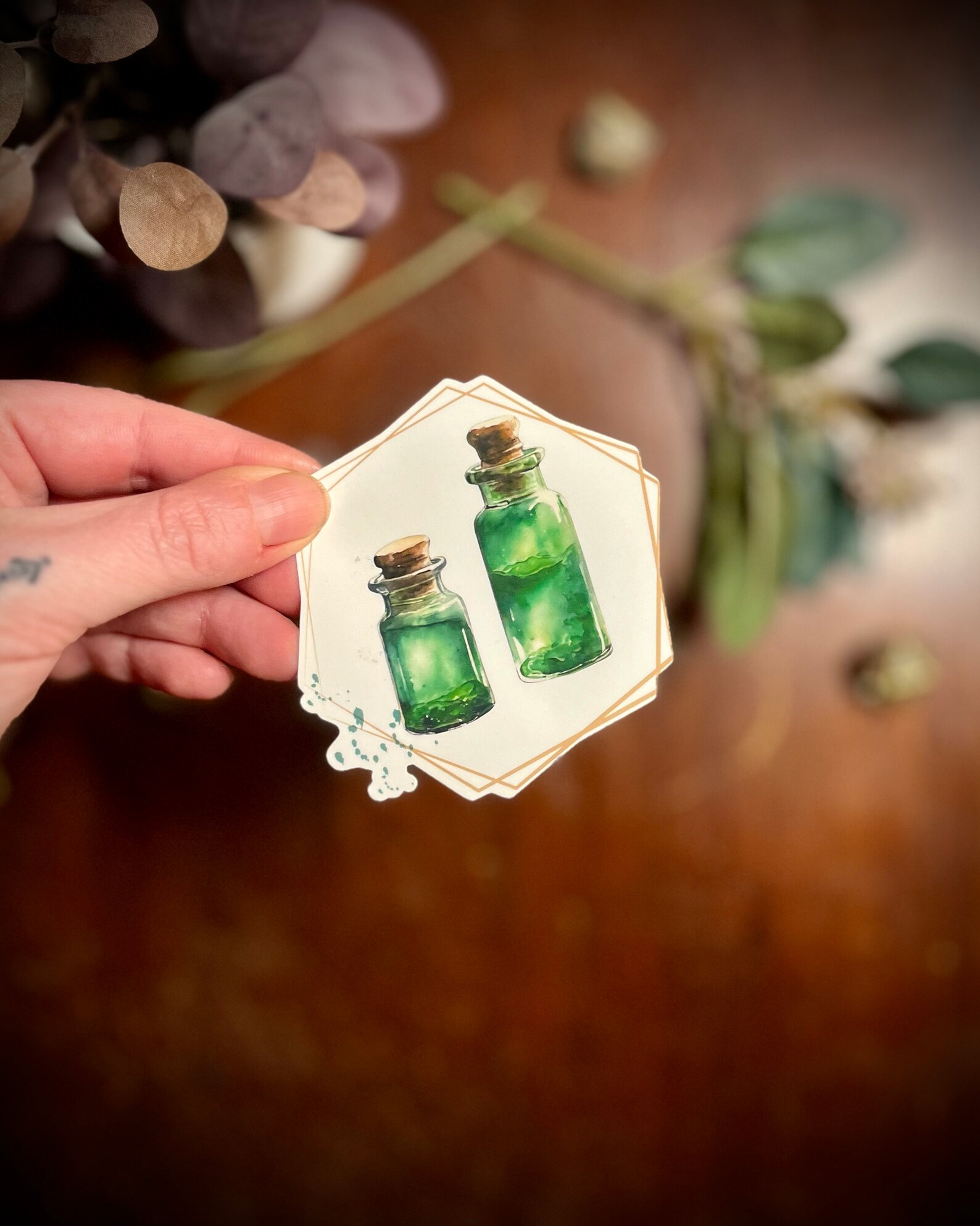 Potion phial of Gelatinous Ooze Hand-made Sensory Jar Styled in an Old ...