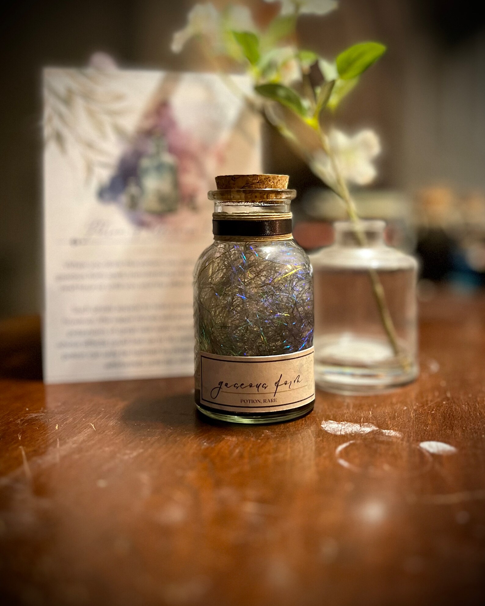 Potion potion of Gaseous Form Hand-made Sensory Jar Styled in an Old ...