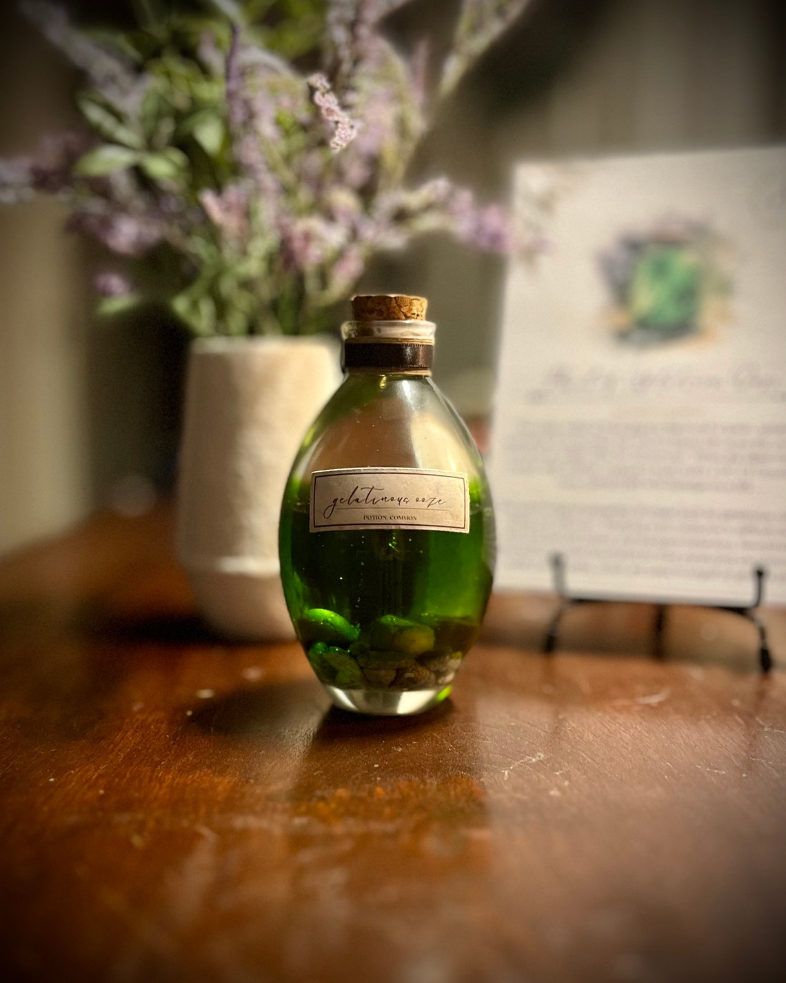 Potion phial of Gelatinous Ooze Hand-made Sensory Jar Styled in an Old ...