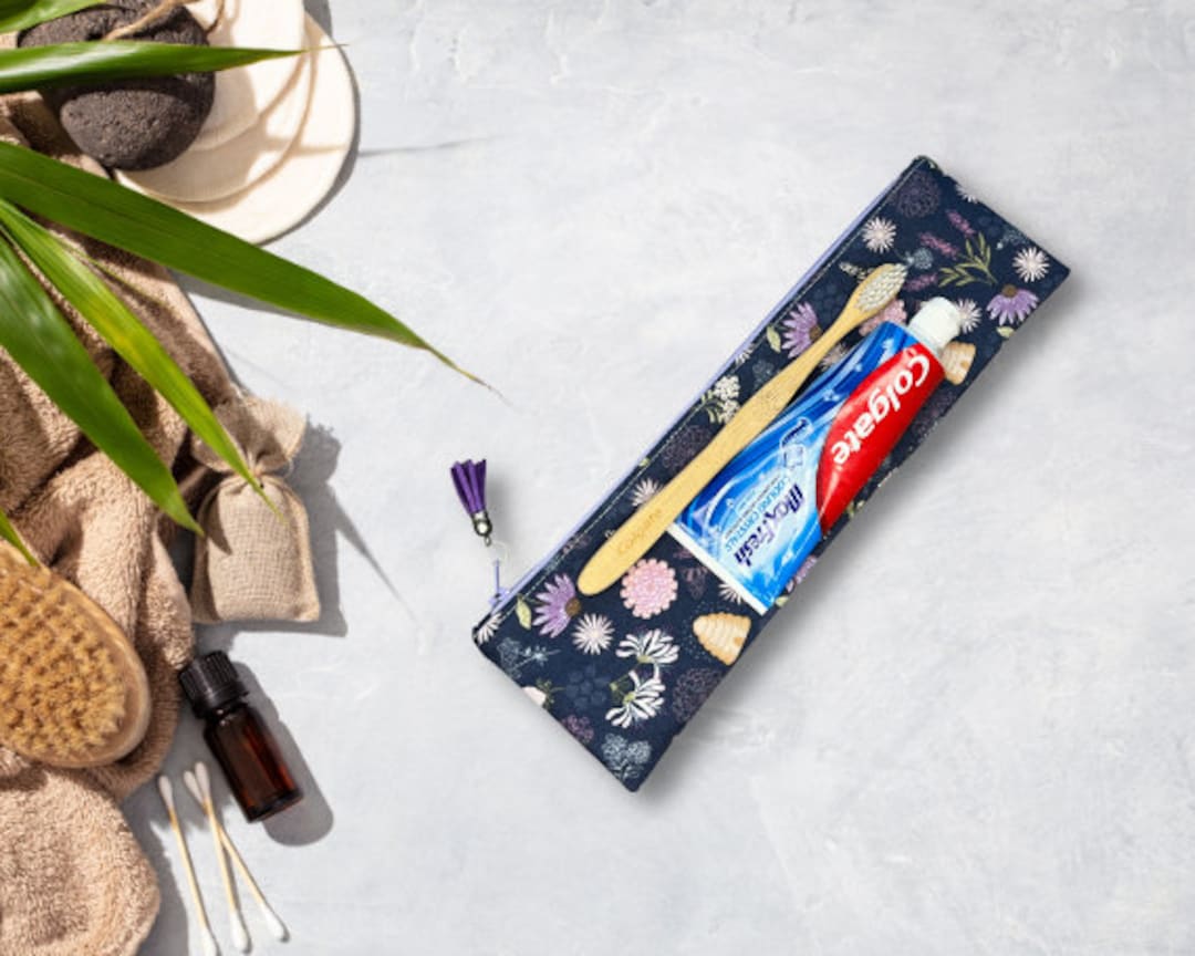 Waterproof Toothbrush Bag for Travel Cutlery Bag With Zip for - Etsy UK