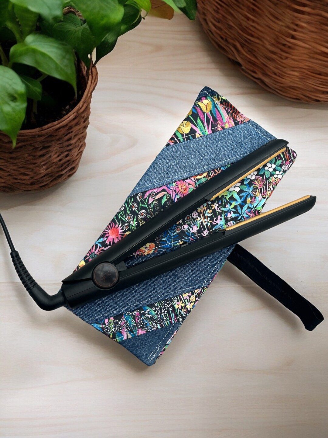 Hot Tool Travel Case, Hair Tong Storage Bag, Black Heatproof Hair ...