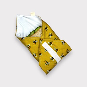 Cotton Sandwich Bag With Velcro Closure, Reusable Snack Bag and ...