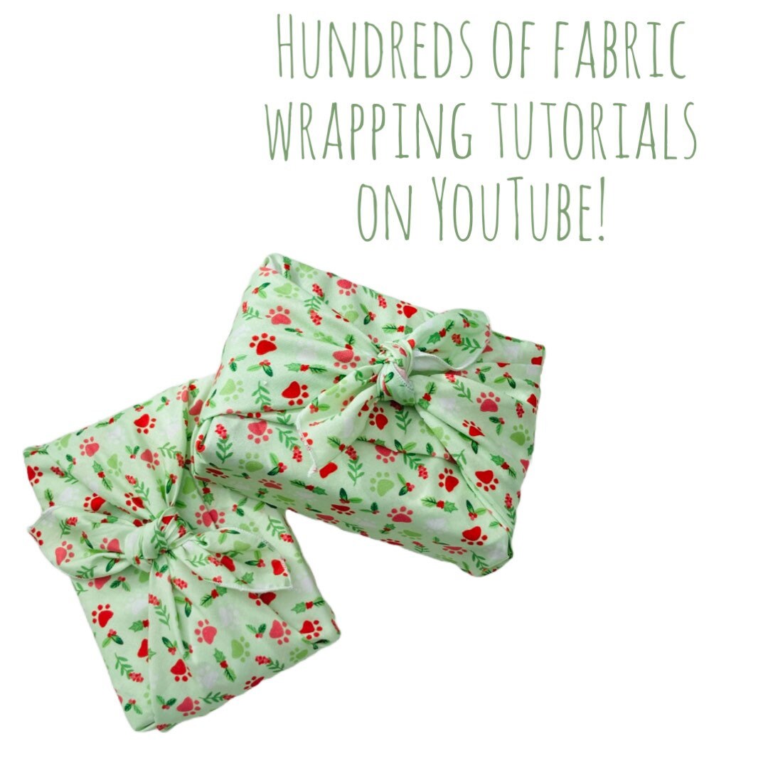 Reusable Fabric Gift Wrap Zero Waste Furoshiki Cloth Wrap - Etsy