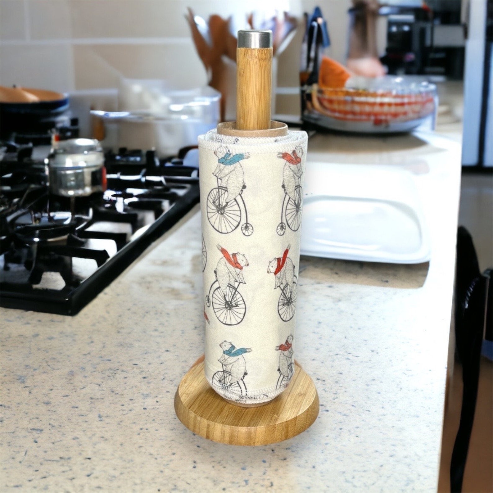 Reusable Kitchen Roll Paperless Kitchen Towel Roll Eco - Etsy