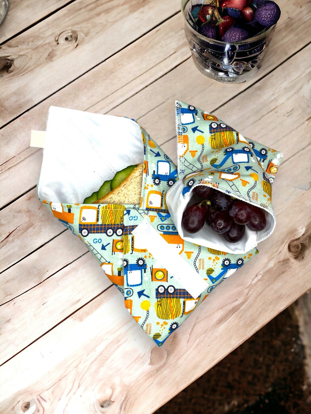 Reusable Bag for Snacks, Waterproof Snack Pouch, Sandwich Bag for Kids ...